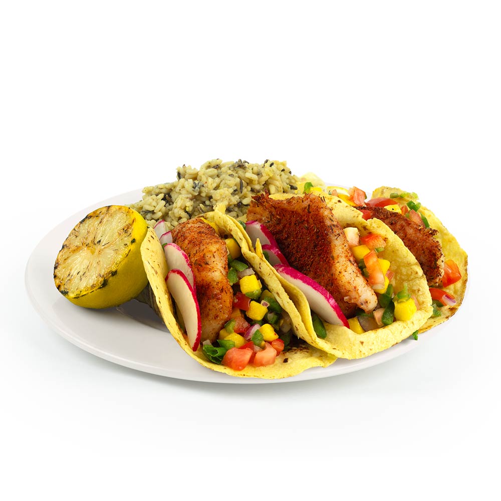 Blackened Snapper Tacos - Rib and Chop House